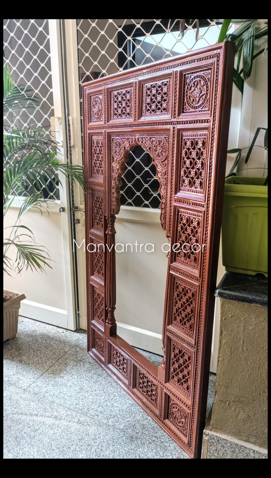 Wooden Jharokha / Mirror frames – Manvantra Decor