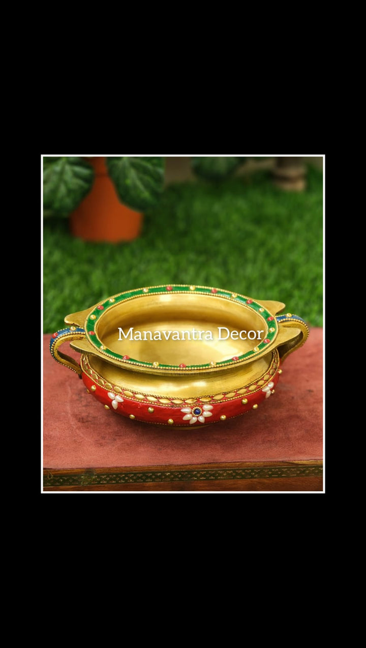 Brass Urlis/ decorative bowls – Manvantra Decor